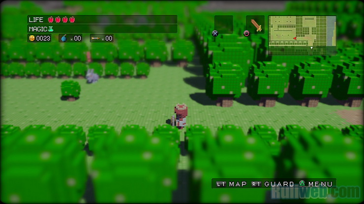 '3D 도트 게임 히어로', 플레이 동영상