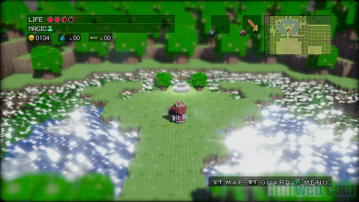 '3D 도트 게임 히어로', 플레이 동영상