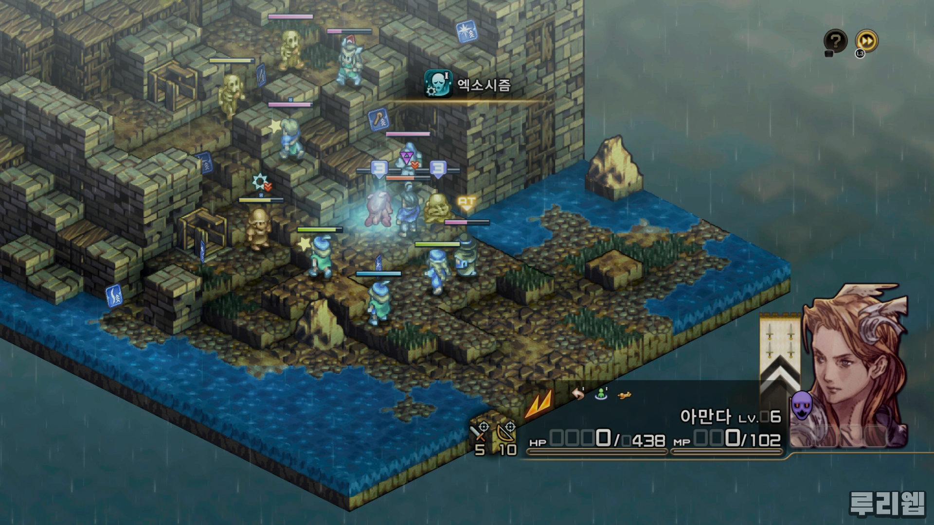 '택틱스 오우거: 리본' 한국어판 플레이 동영상