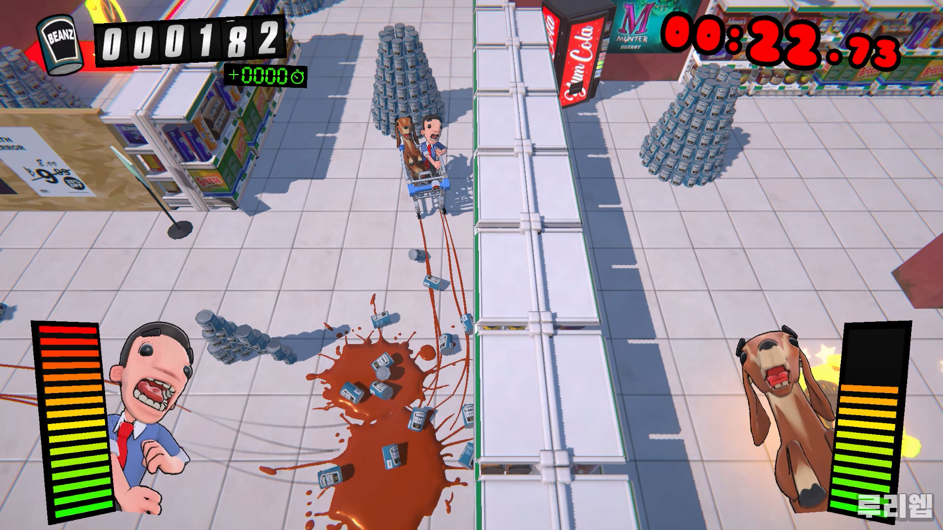 '슈퍼마켓 비명카트(Supermarket Shriek)' 한국어판 플레이 동영상