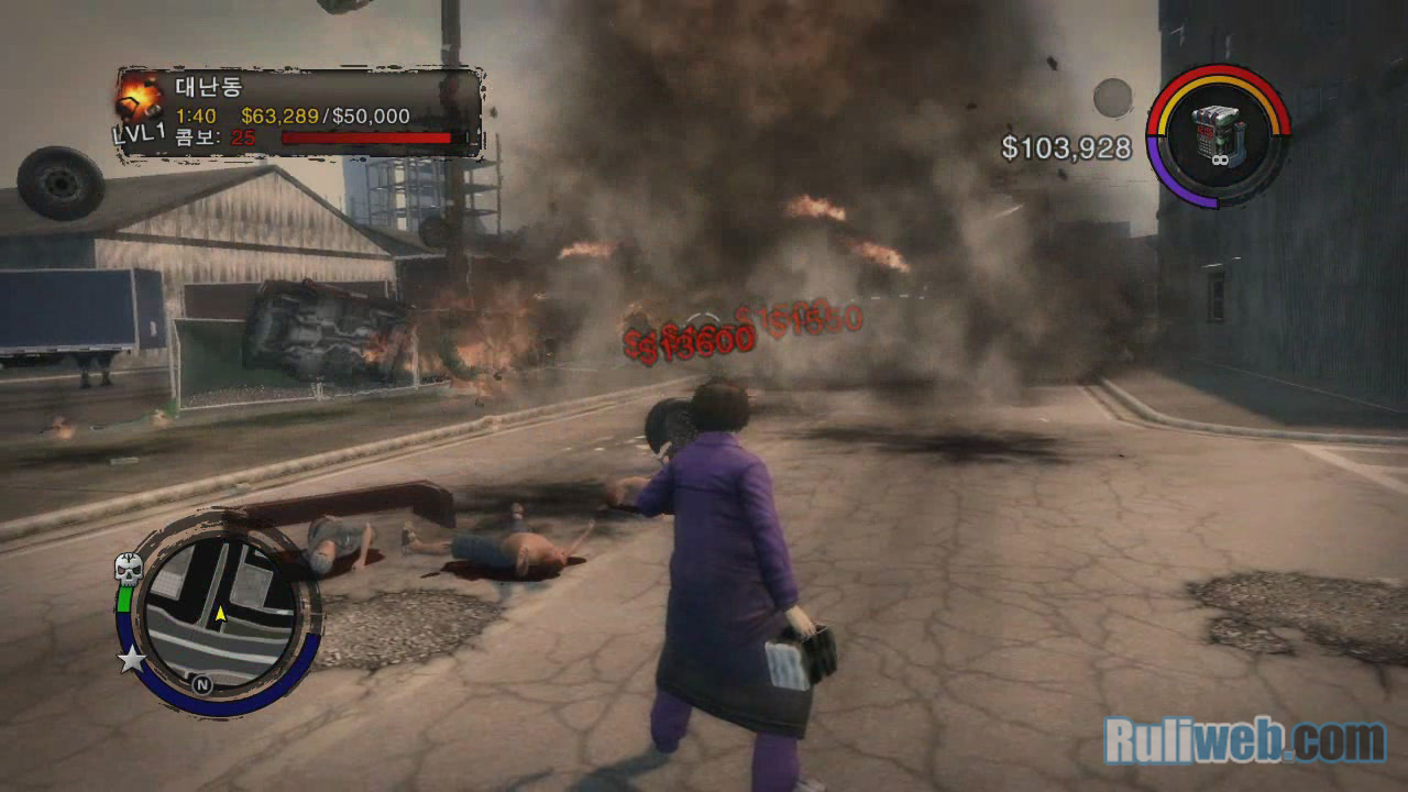 PS3용 '세인츠 로우2' 한글판, 25일 발매